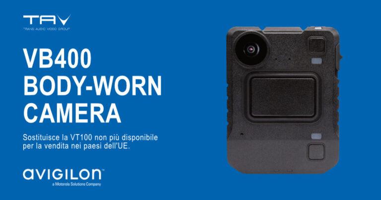 VT100 Body-Worn camera aggiornamento disponibilità prodotto - Trans ...