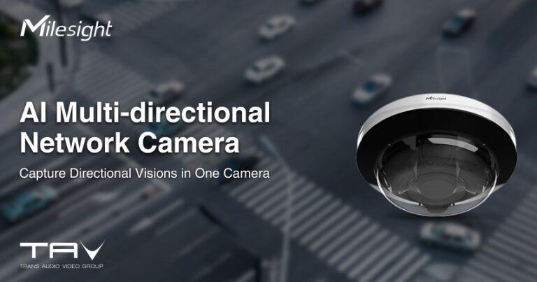 Telecamera AI Multi-sensore Multi-direzionale di Milesight - Trans ...