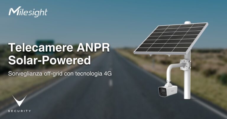 Telecamere Milesight ANPR Solar-Powered: sorveglianza off-grid con ...